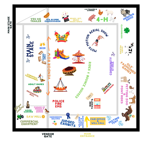 Fair Map & Schedule | Louisa County Fair